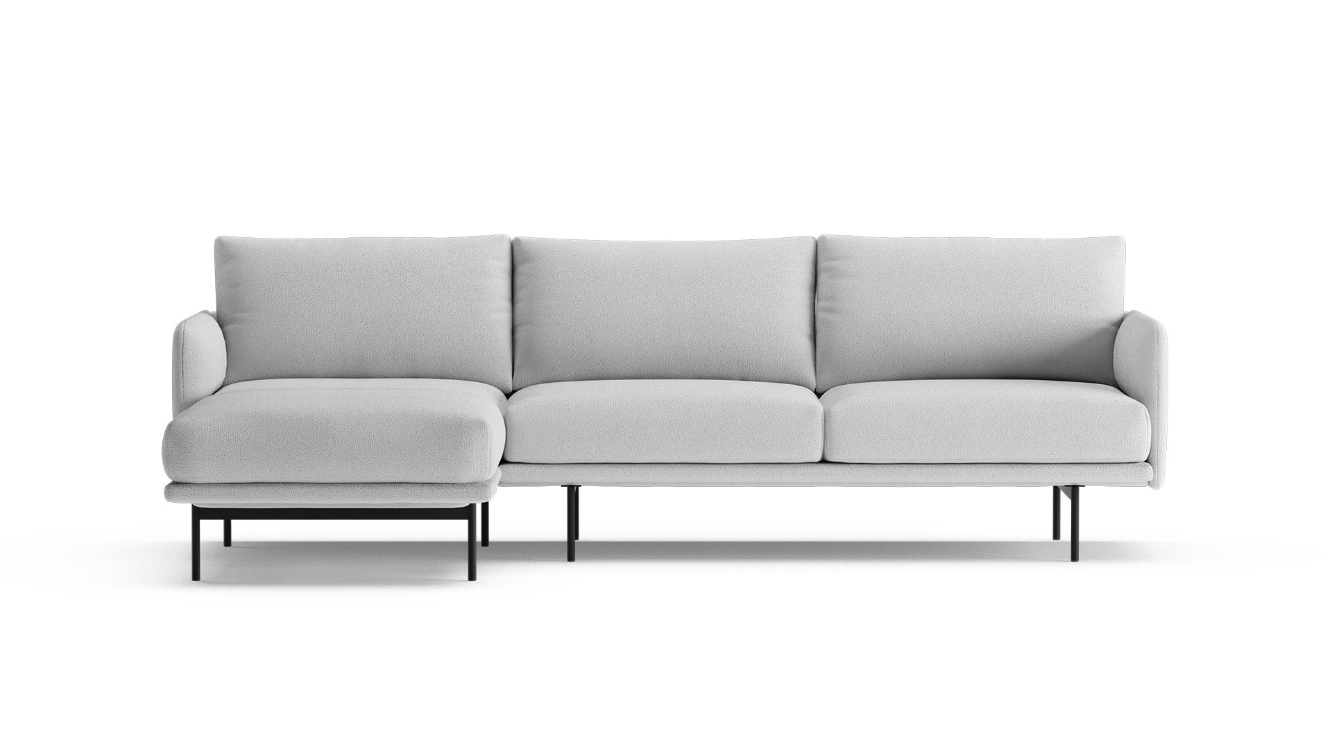 Uma sofa with chaise longue, right – OPTISOFA EU